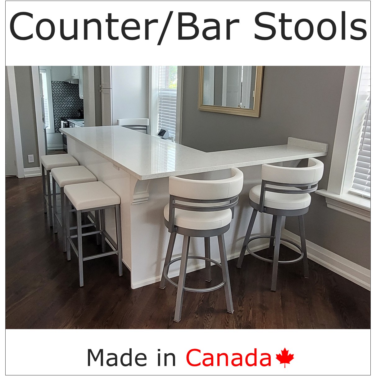 Stools - Counter & Bar (Made In Canada) - Store In Hamilton